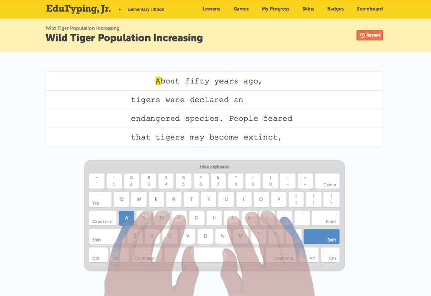 Curriculum Features - EduTyping.com